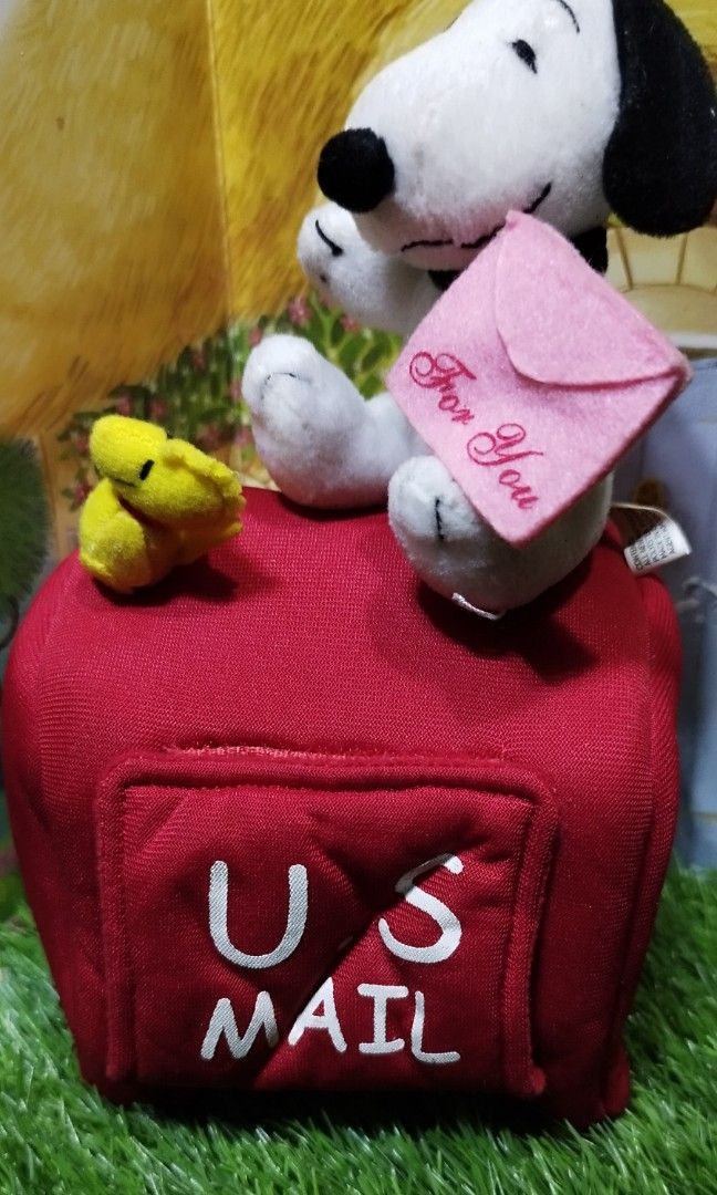 Snoopy mailbox plush, Hobbies & Toys, Toys & Games on Carousell