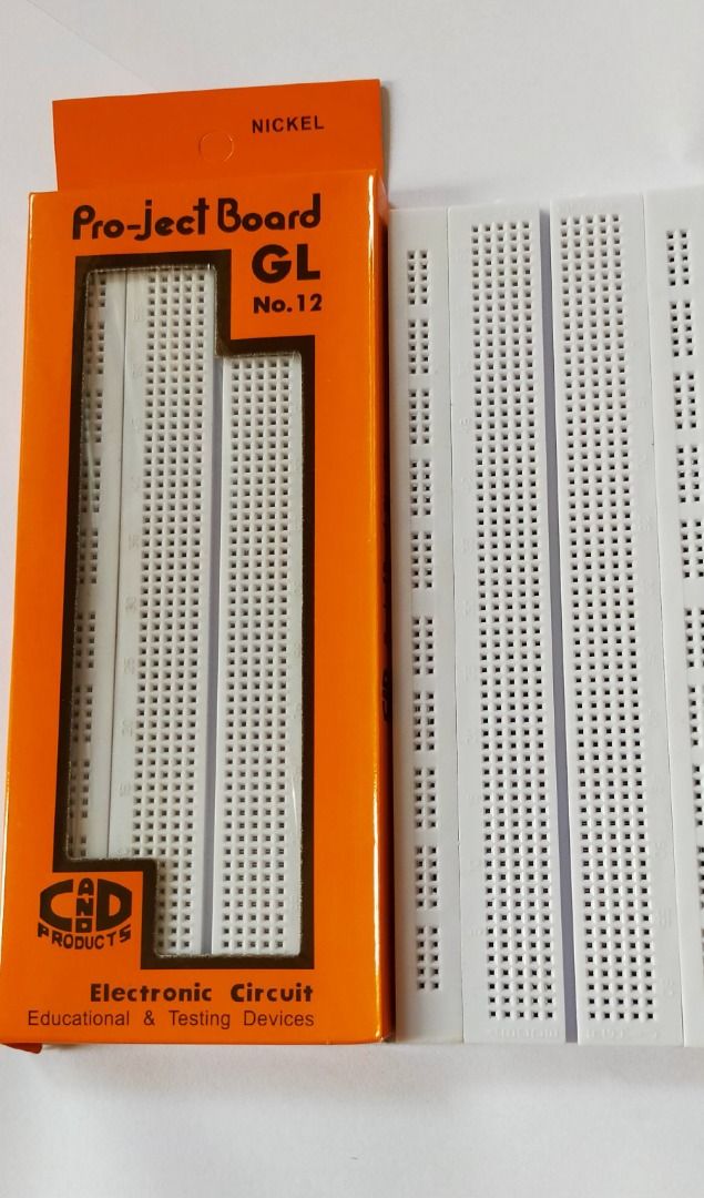 Solder Less Project Board Breadboard Full Size 840 Holes 8 bus of 5 ...