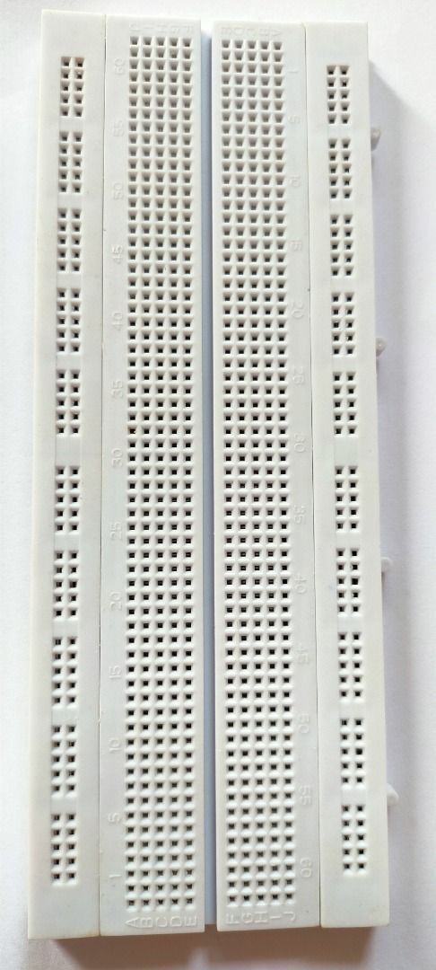 Solder Less Project Board Breadboard Full Size 840 Holes 8 bus of 5 ...