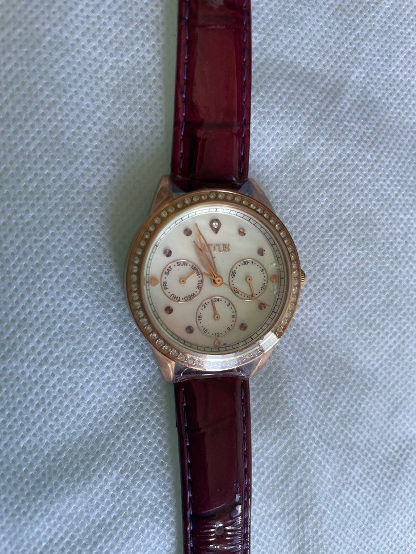 Solvil titus watch (stainless steel, water resistant and leather straps ...