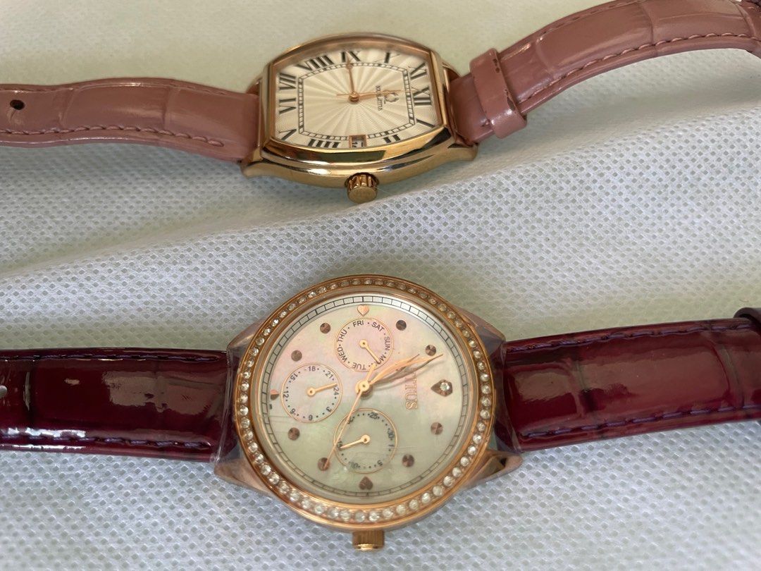 Solvil titus watch (stainless steel, water resistant and leather straps ...