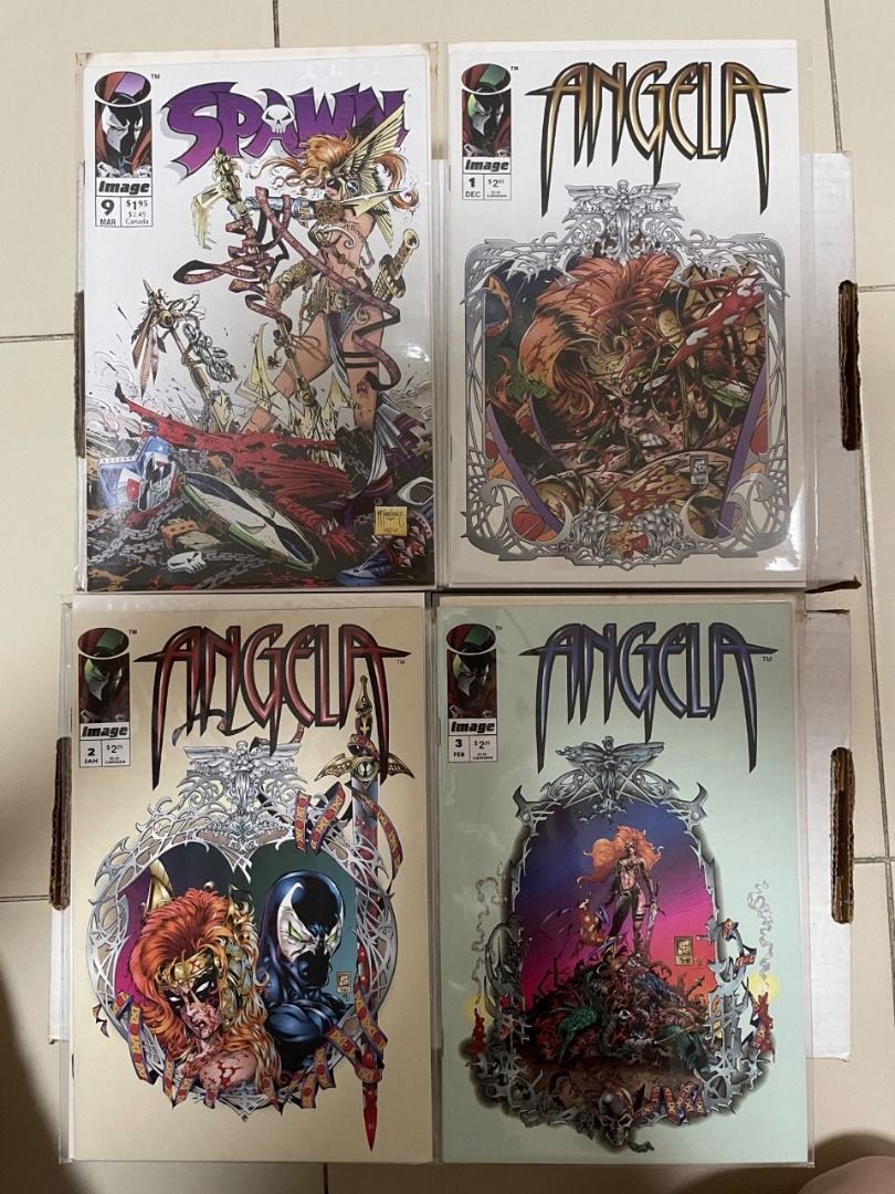 SPAWN #9 + ANGELA #1-#3 (SET) (IMAGE COMICS), Hobbies & Toys, Books ...