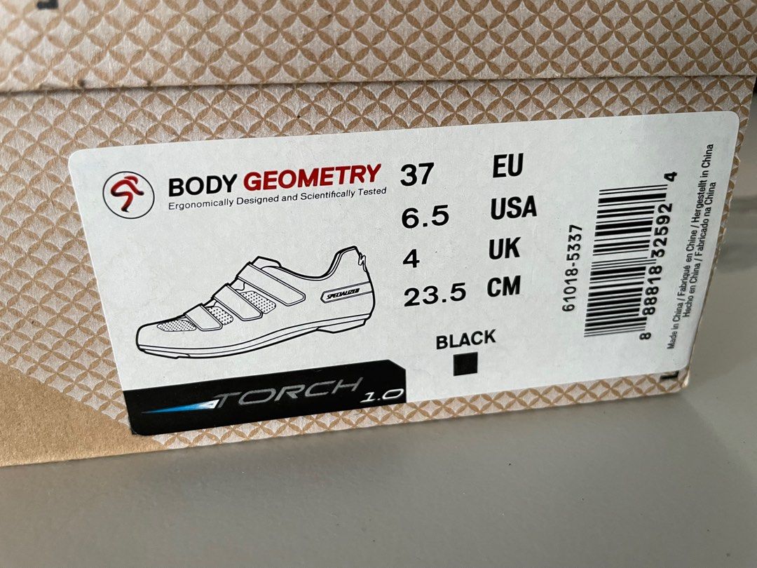 Specialized Body Geometry Torch 1.0 Road Shoes, Sports Equipment, Other ...