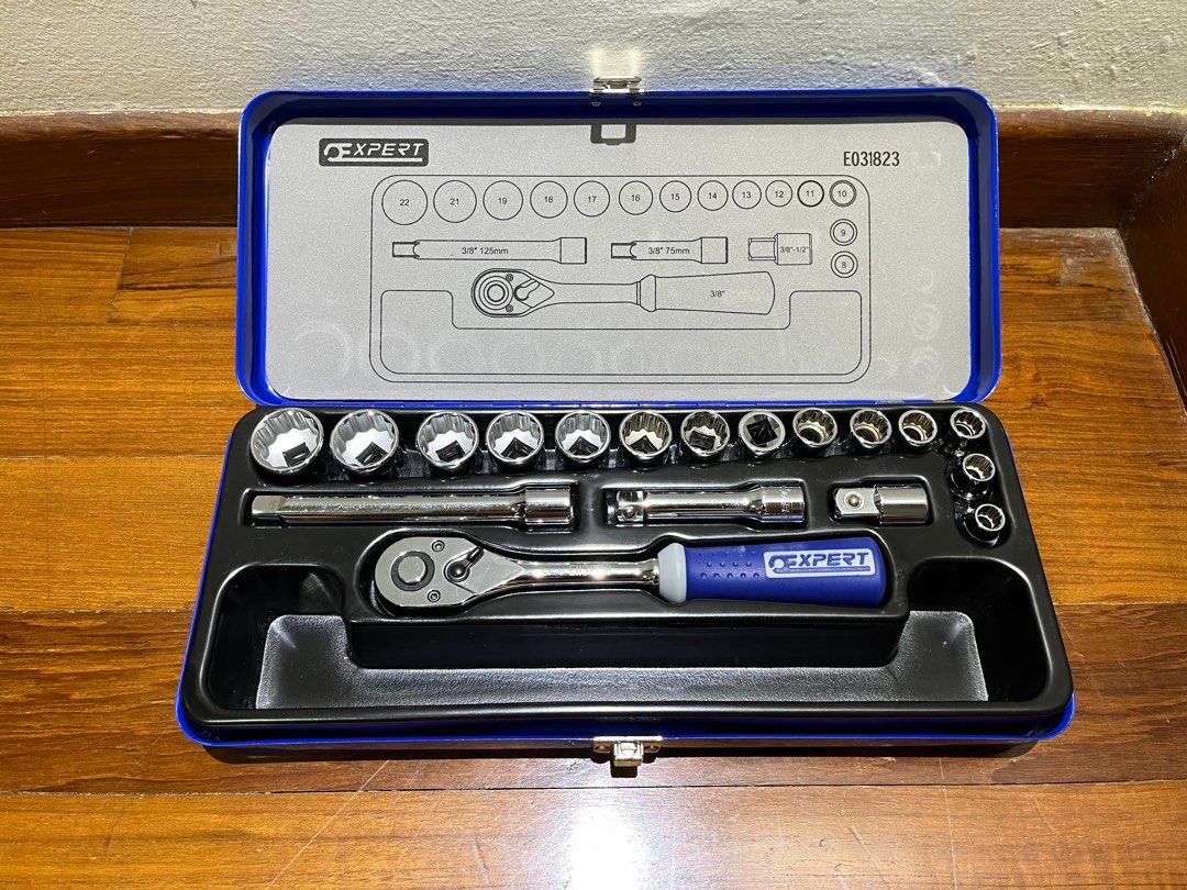 Stanley Expert 3/4 drive Ratchet Set [12pt], Furniture & Home Living ...