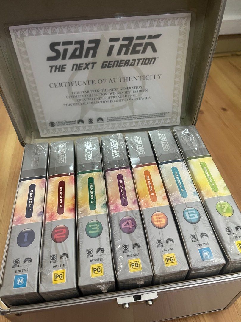 Star Trek The Next Generation Complete Series DVDs, Hobbies & Toys ...
