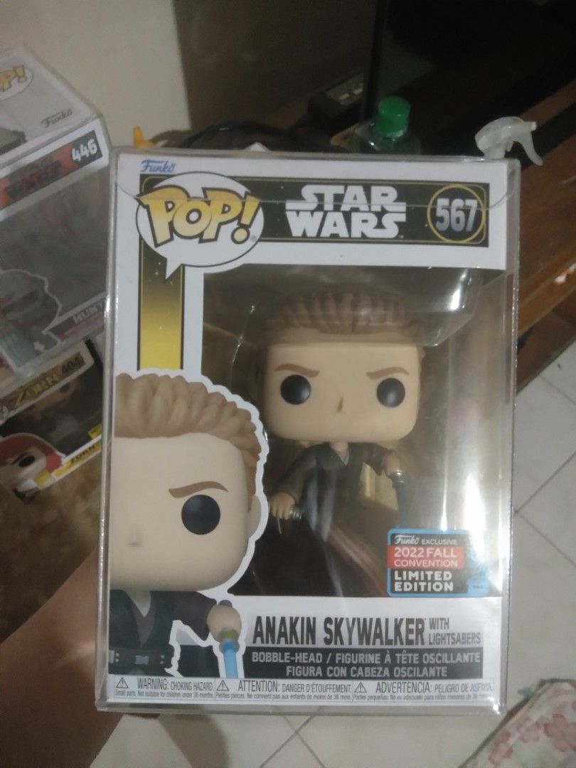 STAR WARS FUNKO POP ANAKIN SKYWALKER WITH LIGHTSABERS 2022 FALL ...
