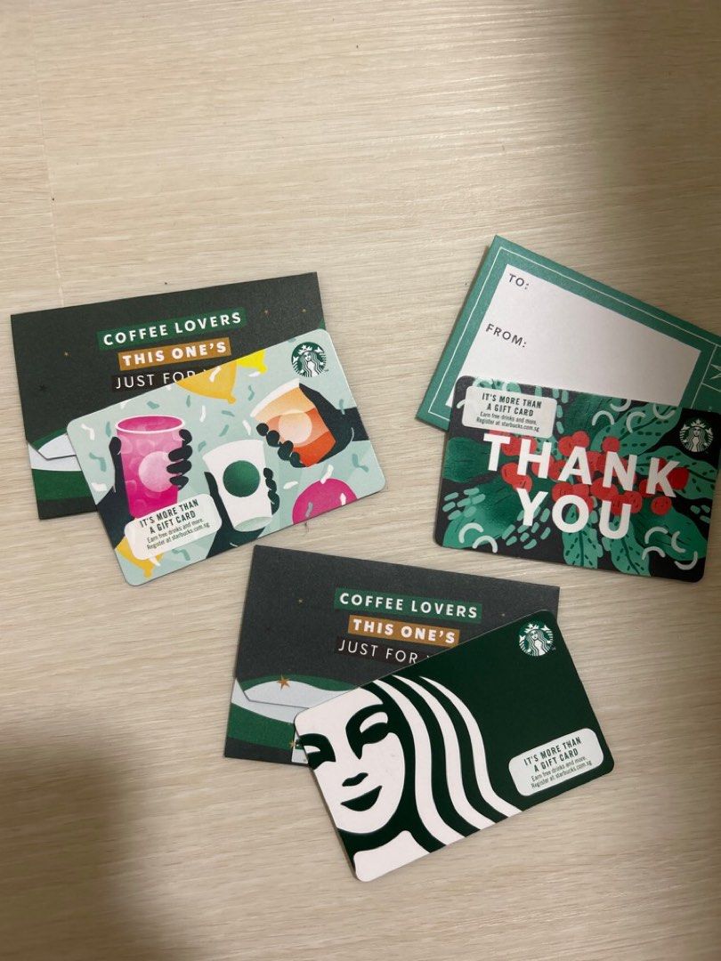 Starbucks Cards, Tickets & Vouchers, Vouchers on Carousell