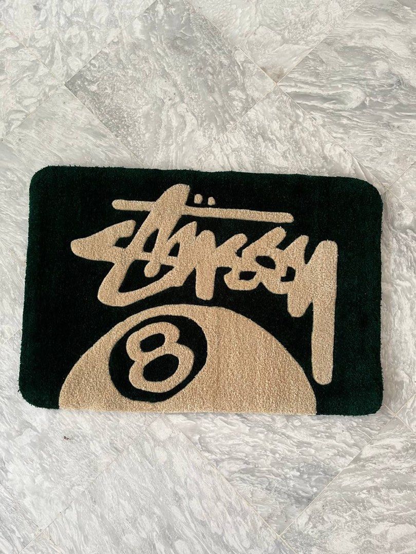 Stussy Hanging Rug - Olive Green, Furniture & Home Living, Home Decor ...