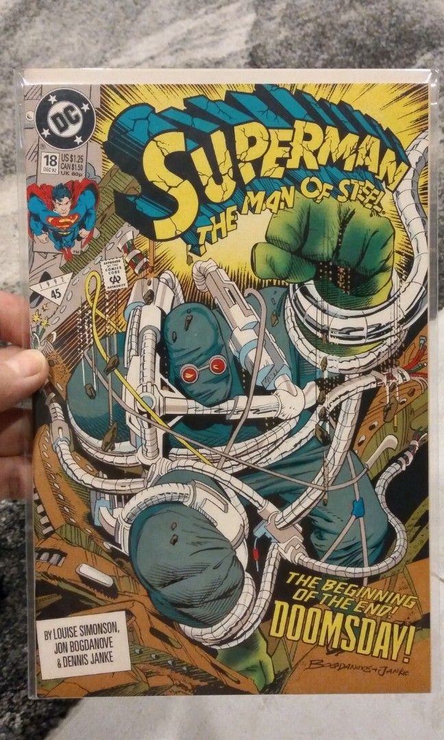 Superman , The Man of Steel # 18 Comic Book, Hobbies & Toys, Books ...