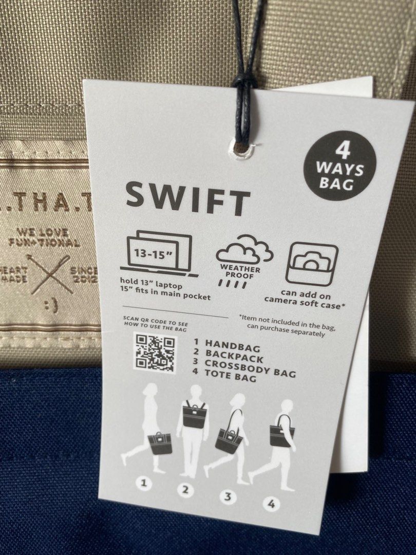 Ta Tha Ta Backpack, Women's Fashion, Bags & Wallets, Backpacks on Carousell