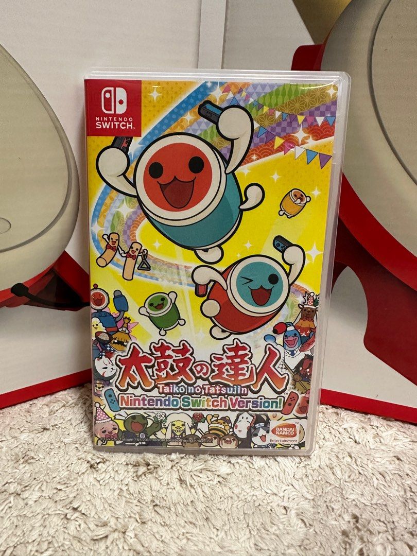 TAIKO DRUM X 2 SET with TAIKO NO TATSUJIN, Video Gaming, Video Games ...