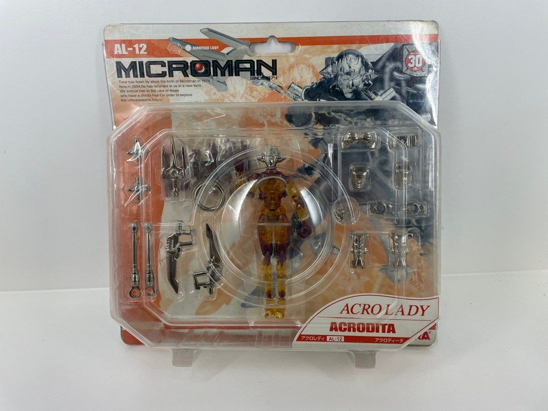 Takara 2004 Microman Acro Lady Acrodita AL-12 sealed but missing ...