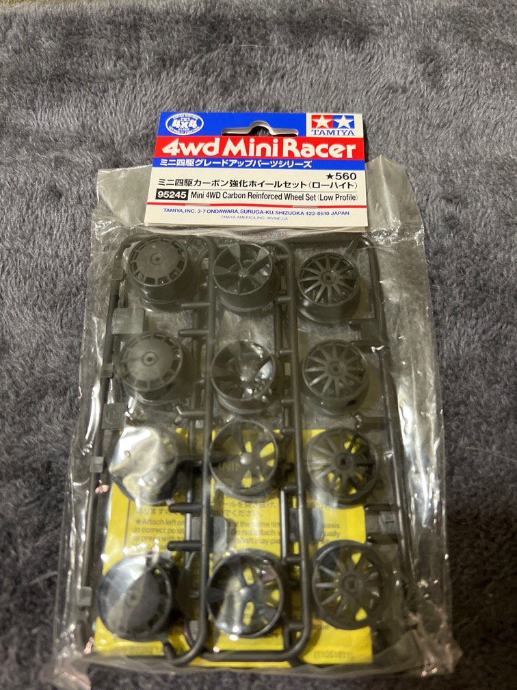 Tamiya carbon reinforced wheel set (low profile), Hobbies & Toys, Toys ...