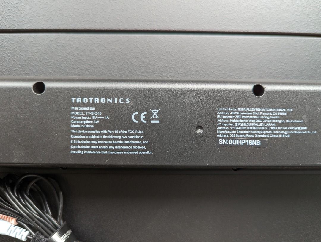 Taotronics Wired Sound Bar for Desktop, Audio, Soundbars, Speakers ...