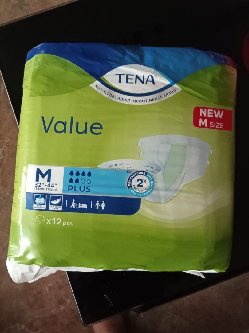 Tena Adult Diaper unisex, Health & Nutrition, Assistive & Rehabilatory ...