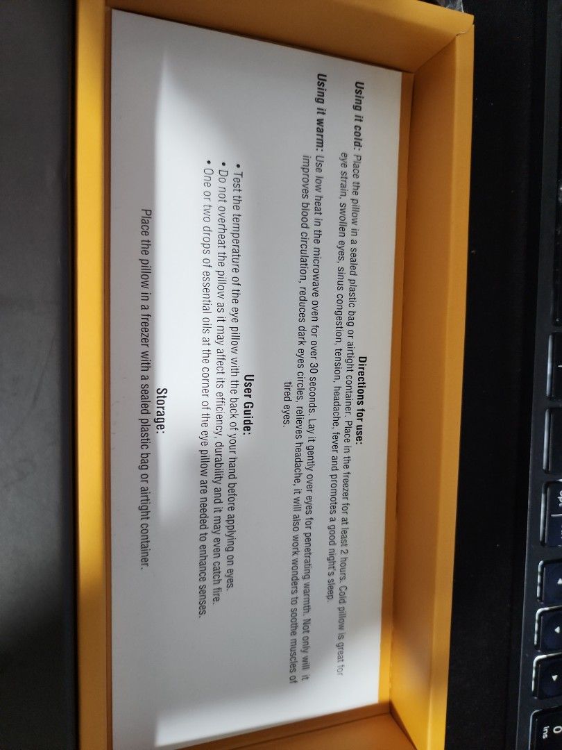 Thai odyssey eye pack care, Beauty & Personal Care, Vision Care on ...