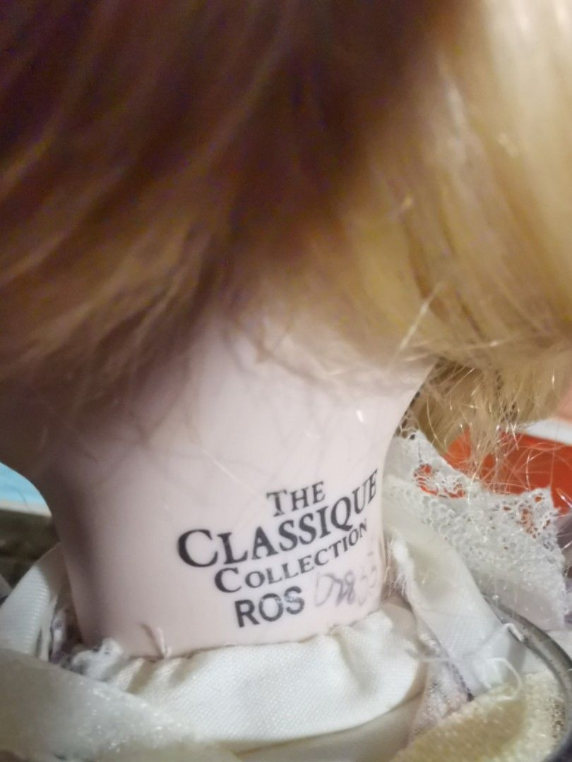The Classique Collection Porcelain Doll Ros, Hobbies & Toys, Toys ...