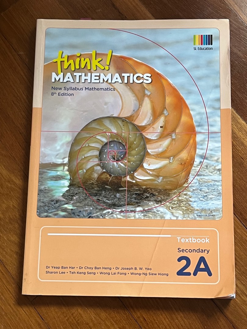 Think Mathematics Sec 2a Textbook Hobbies And Toys Books And Magazines