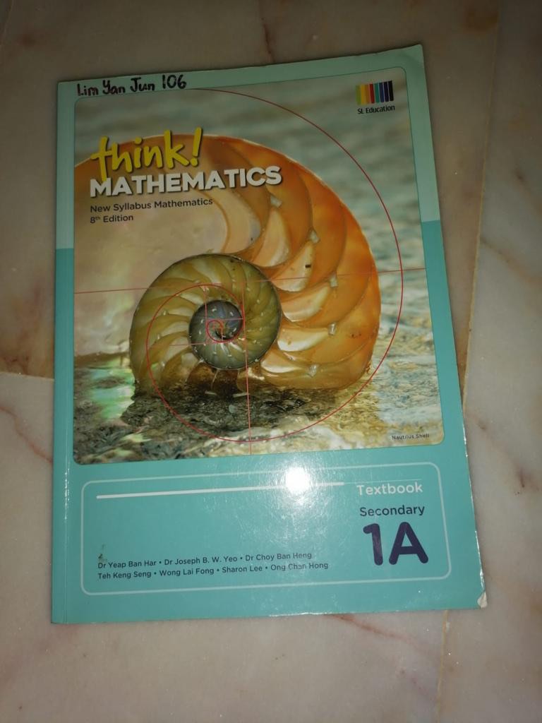 think! mathematics textbook secondary 1a - 2b, secondary mathematics ...