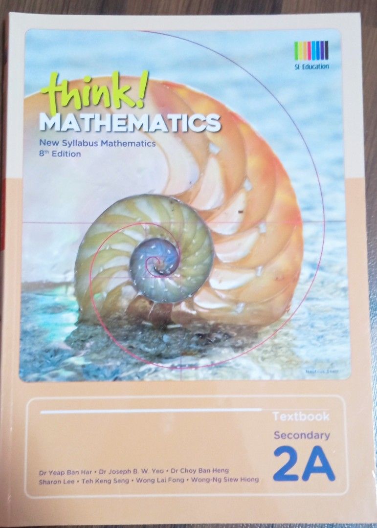 Think! Mathematics textbook sec 2A, Hobbies & Toys, Books & Magazines ...