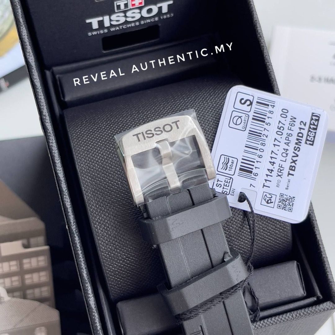 Tissot T-Sport Tachymeter PRC 200 Chronograph Quartz T114.417.17.057.00, Men's Fashion, Watches ...