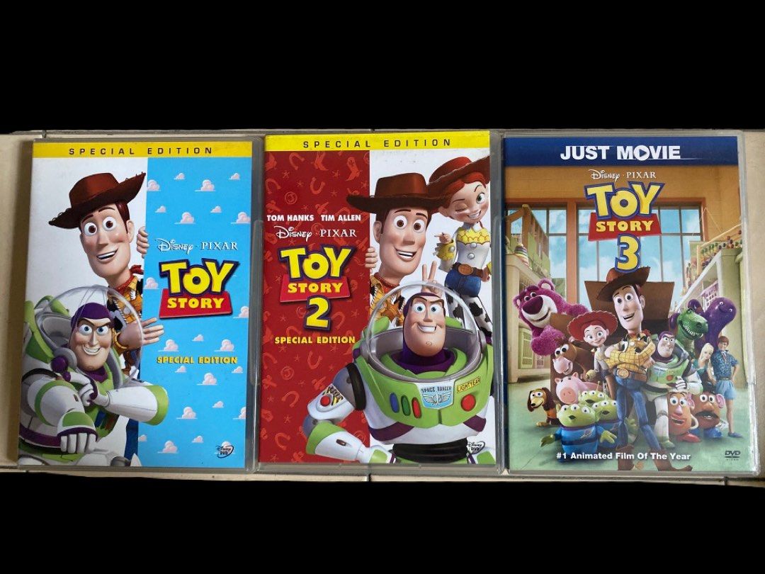 Toy Story DVDs, Hobbies & Toys, Music & Media, CDs & DVDs on Carousell