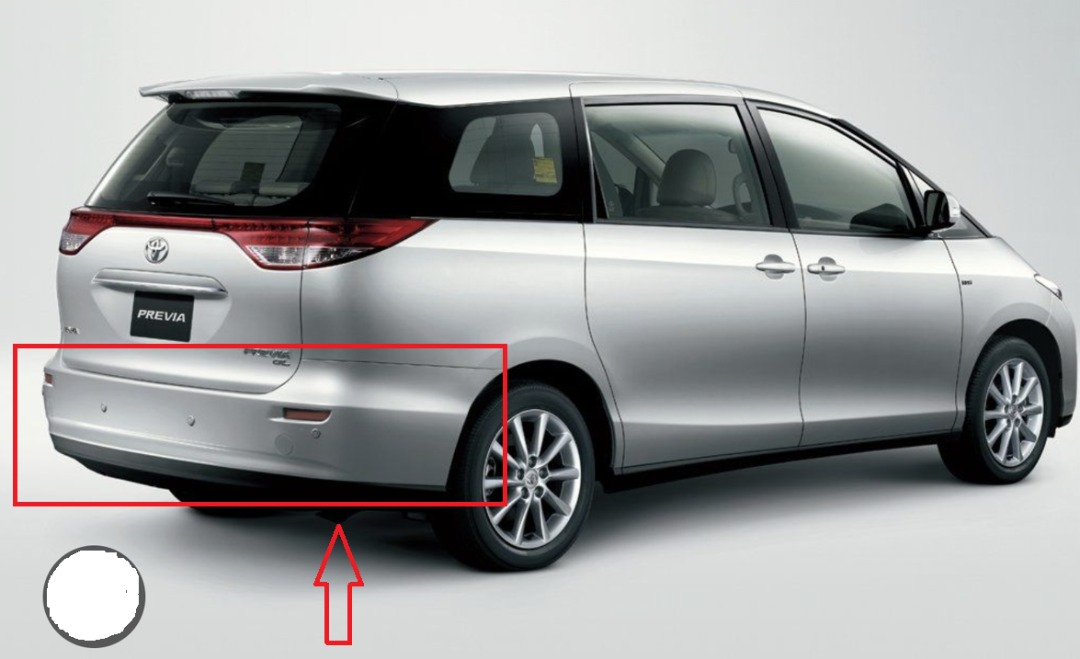 Toyota Estima / Previa rear Bumper, Car Accessories, Accessories on ...