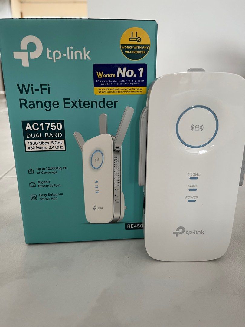 Tp link Wifi range extender RE450, Computers & Tech, Parts ...