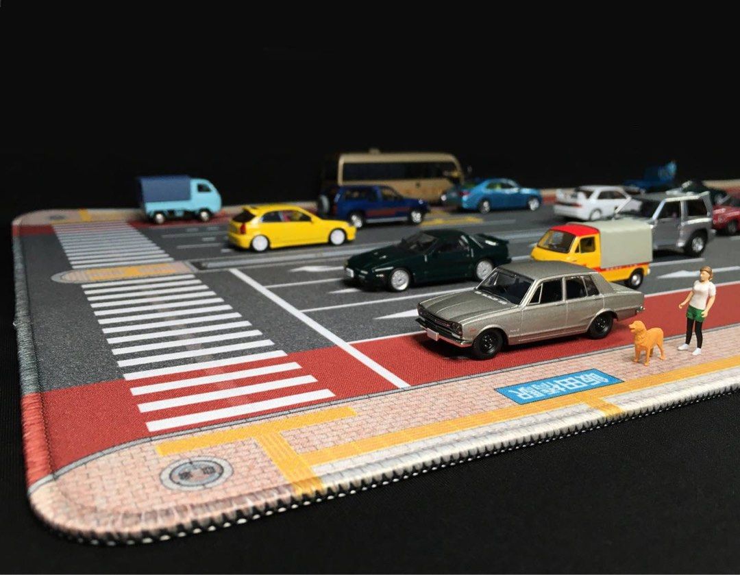 Traffic diorama mat for Hot Wheels, Mini GT, Tomica, Diecast, Hobbies ...