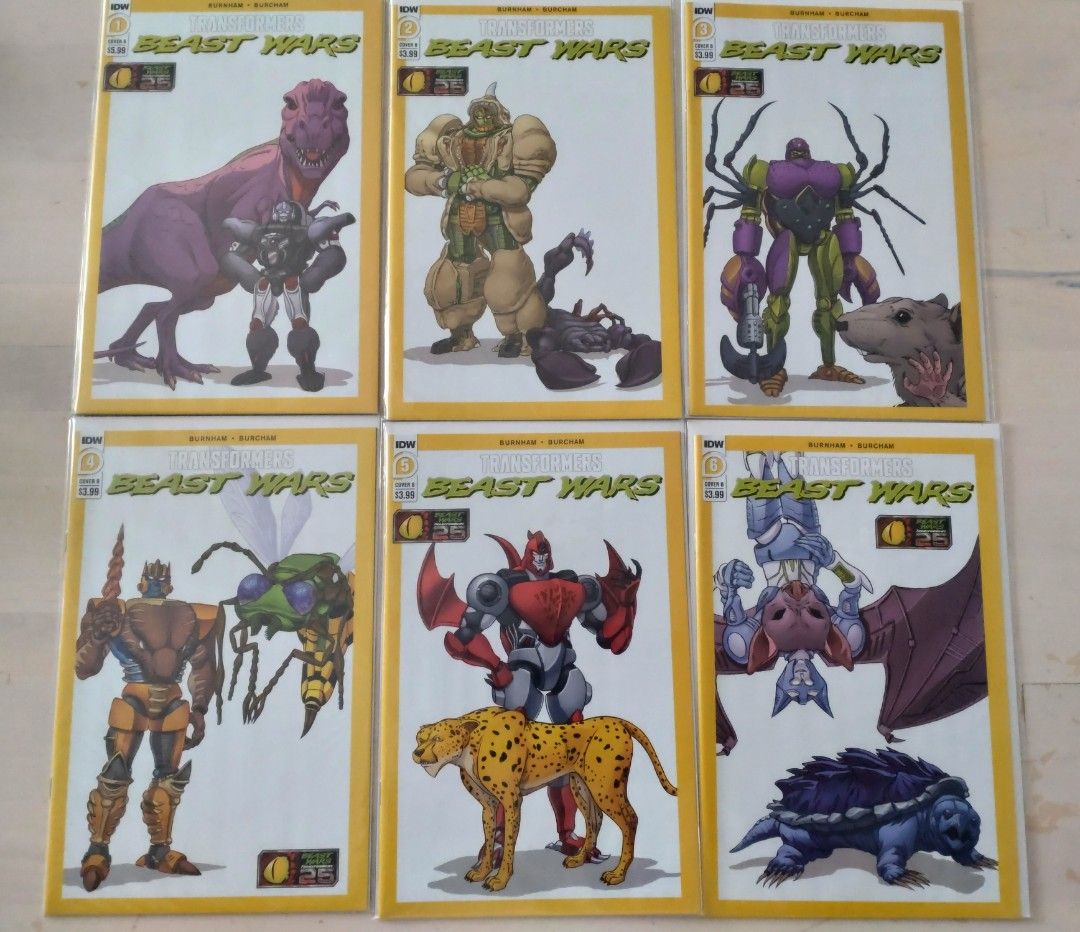 Transformers: Beast Wars Set of 6 Comics, Hobbies & Toys, Books ...