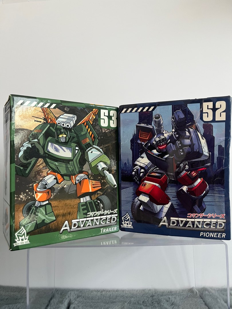 Transformers Mech Fans Toys MFT-52 Pioneer and 53-Trailer, Hobbies ...