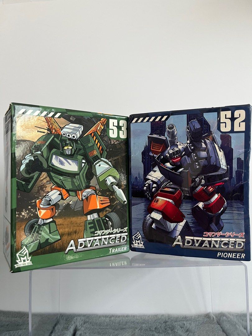 Transformers Mech Fans Toys MFT-52 Pioneer and 53-Trailer, Hobbies ...