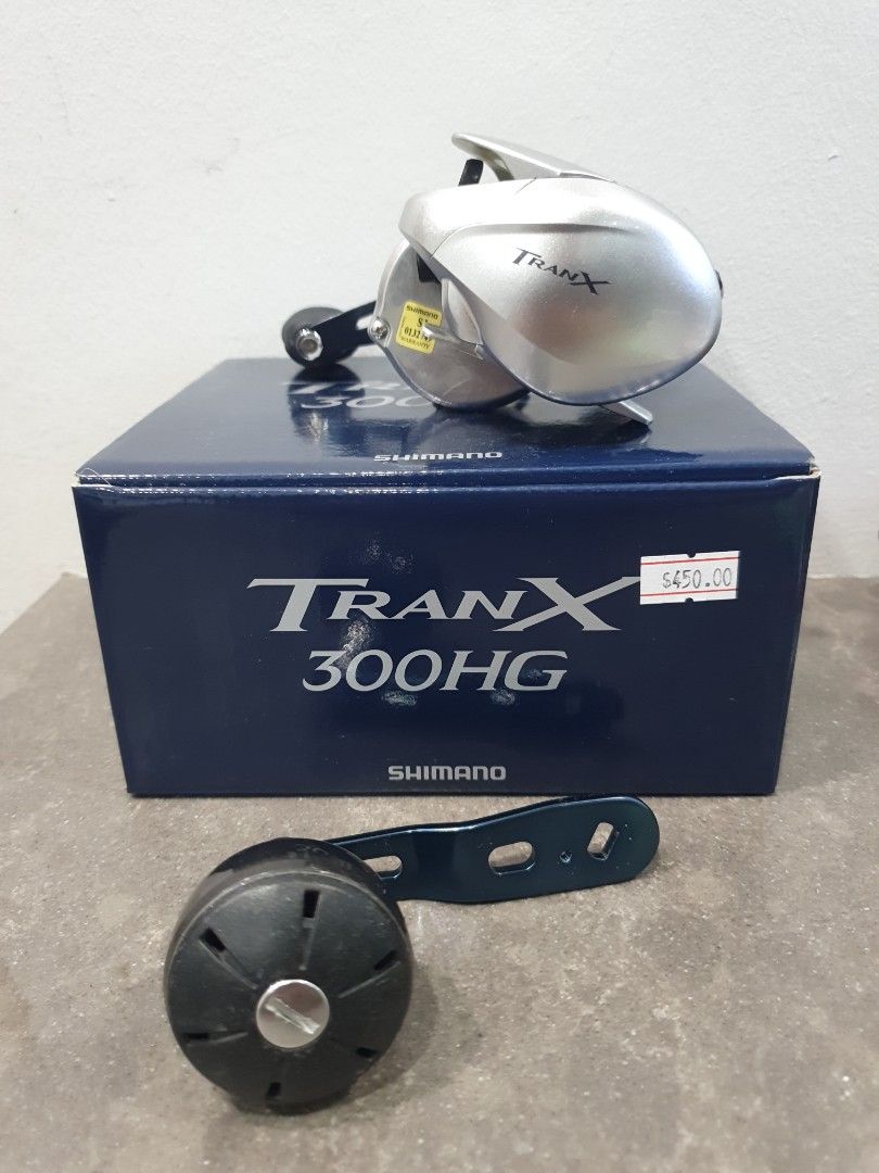 Tranx 300HG with 2 handles, Sports Equipment, Fishing on Carousell