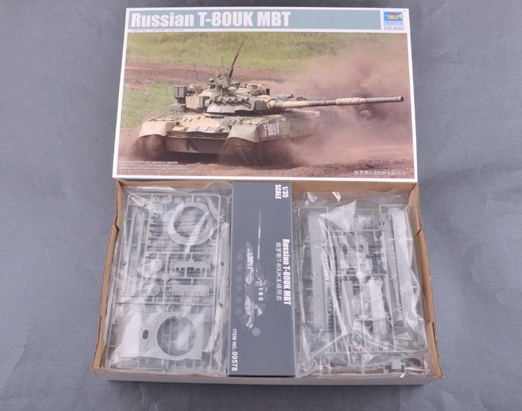 Trumpeter 1/35 T-80 UK KIT (WAR THUNDER SQUADRON VEHICLE), Hobbies ...