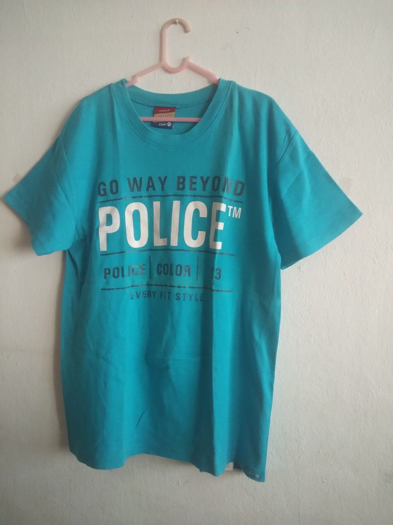 Tshirt With Police Word Men s Fashion Tops Sets Tshirts Polo tshirt-with-police-word-men-s-fashion-tops-sets-tshirts-polo