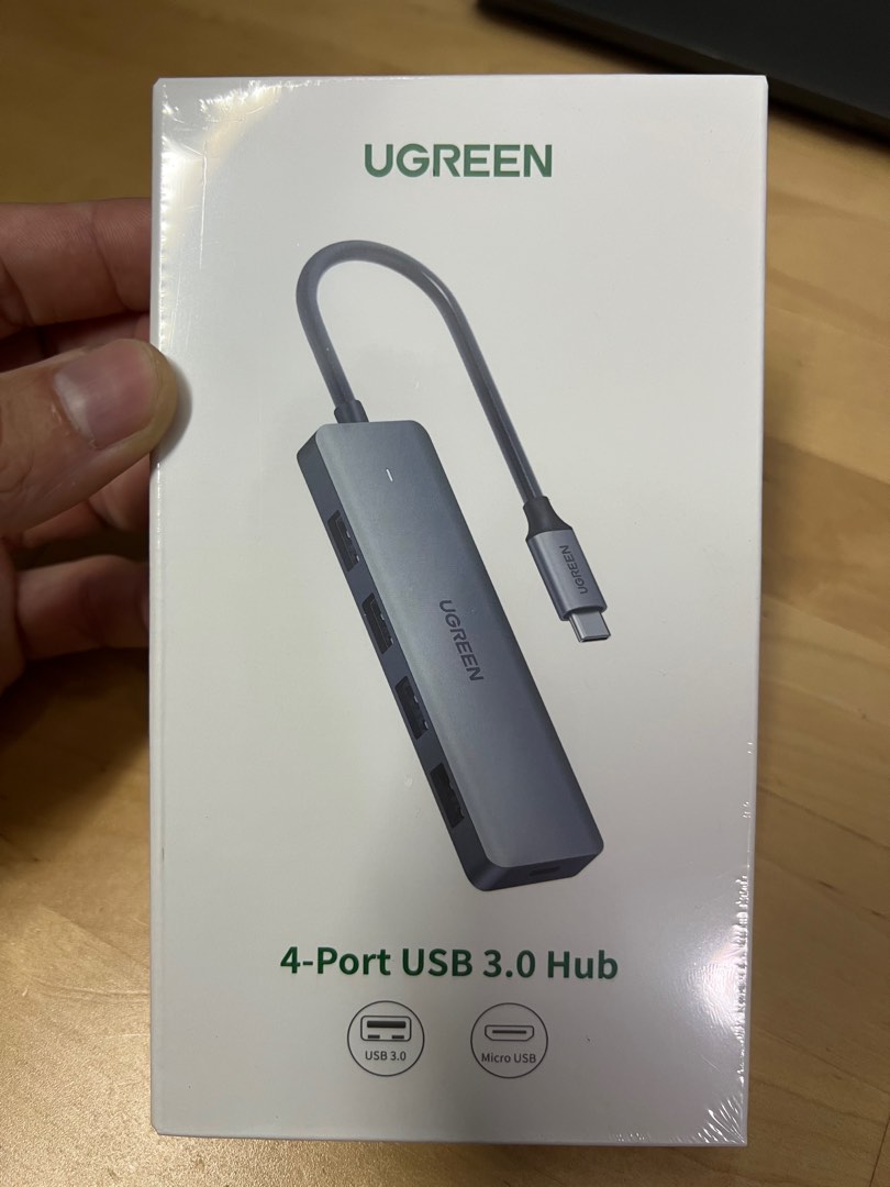Ugreen USB hub USB C to 4 USB A port, Computers & Tech, Parts ...