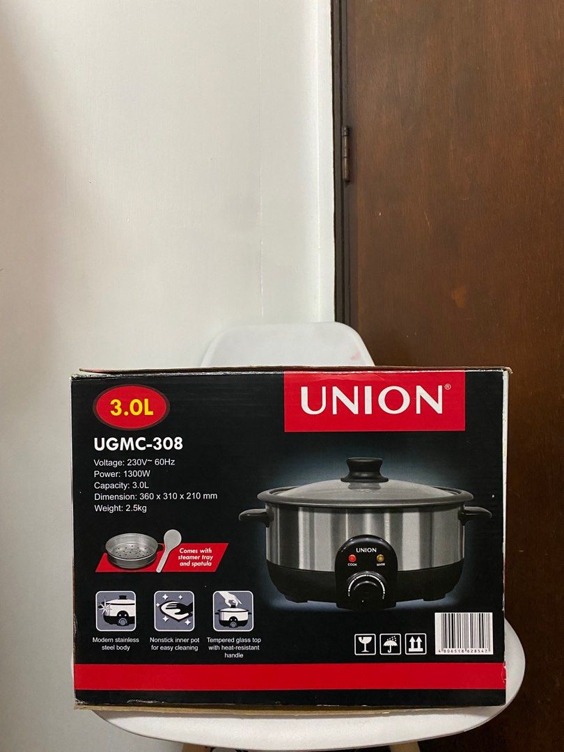 Union 12-in-1 Multi-Cooker UGMC-308, TV & Home Appliances, Kitchen ...