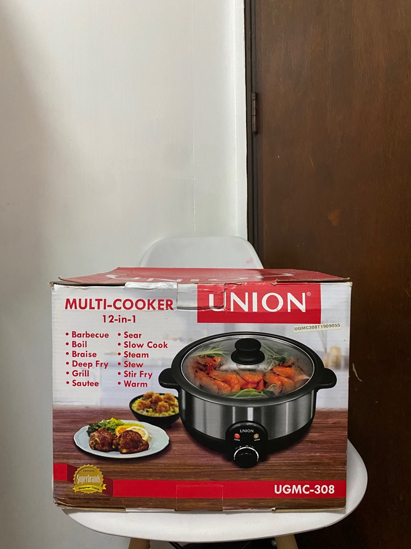 Union 12-in-1 Multi-Cooker UGMC-308, TV & Home Appliances, Kitchen ...