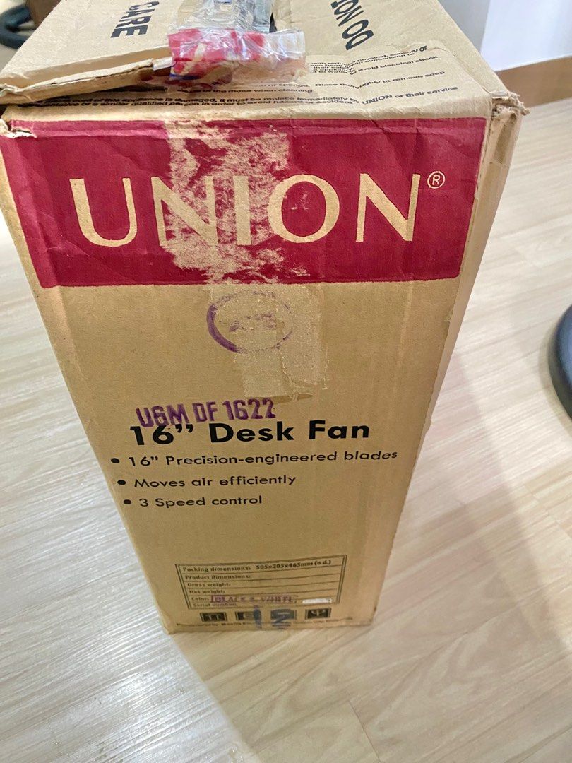 Union Desk fan 16 inch, Announcements on Carousell