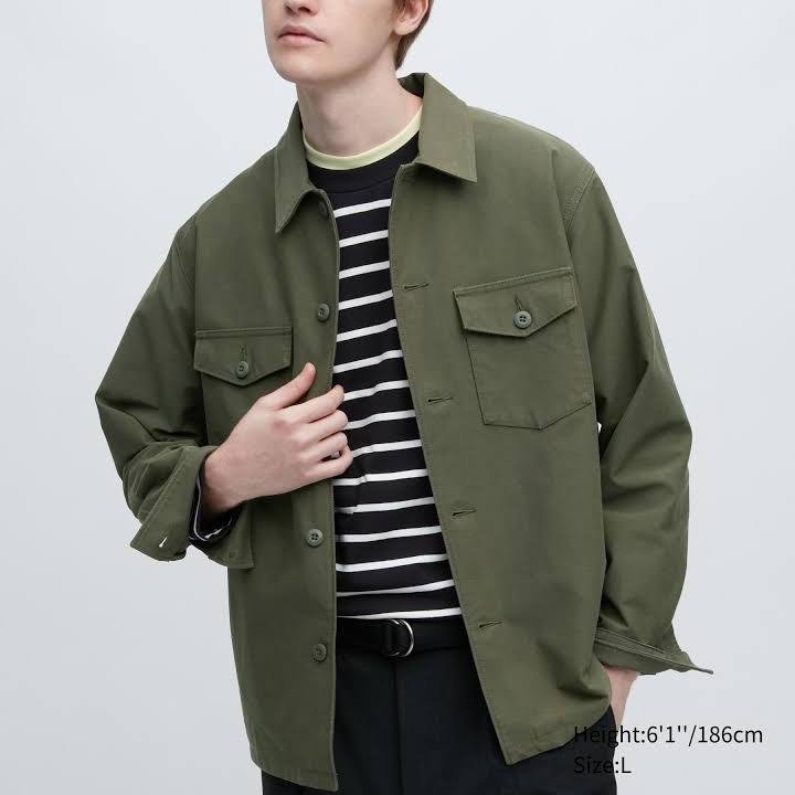 Uniqlo over shirt jacket, Men's Fashion, Coats, Jackets and Outerwear ...