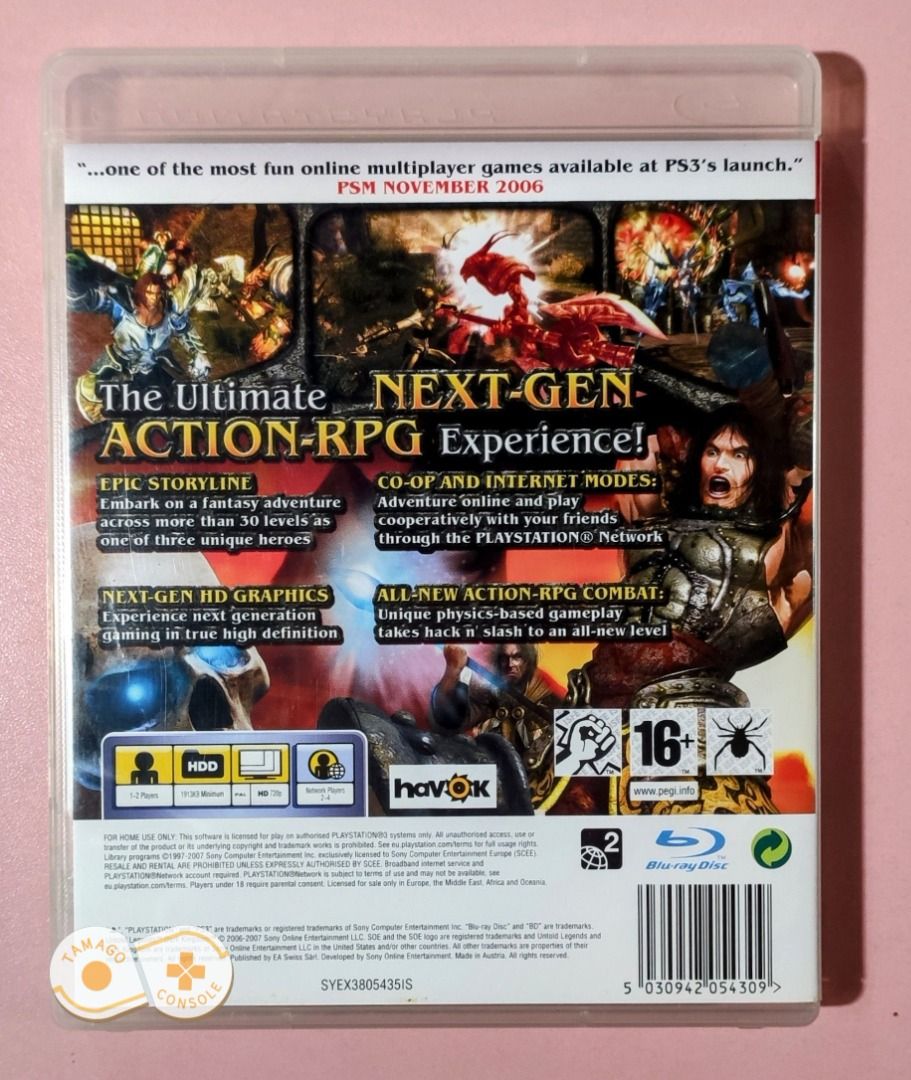 Untold Legends Dark Kingdom - [PS3 Game] [ENGLISH Language] [CIB ...