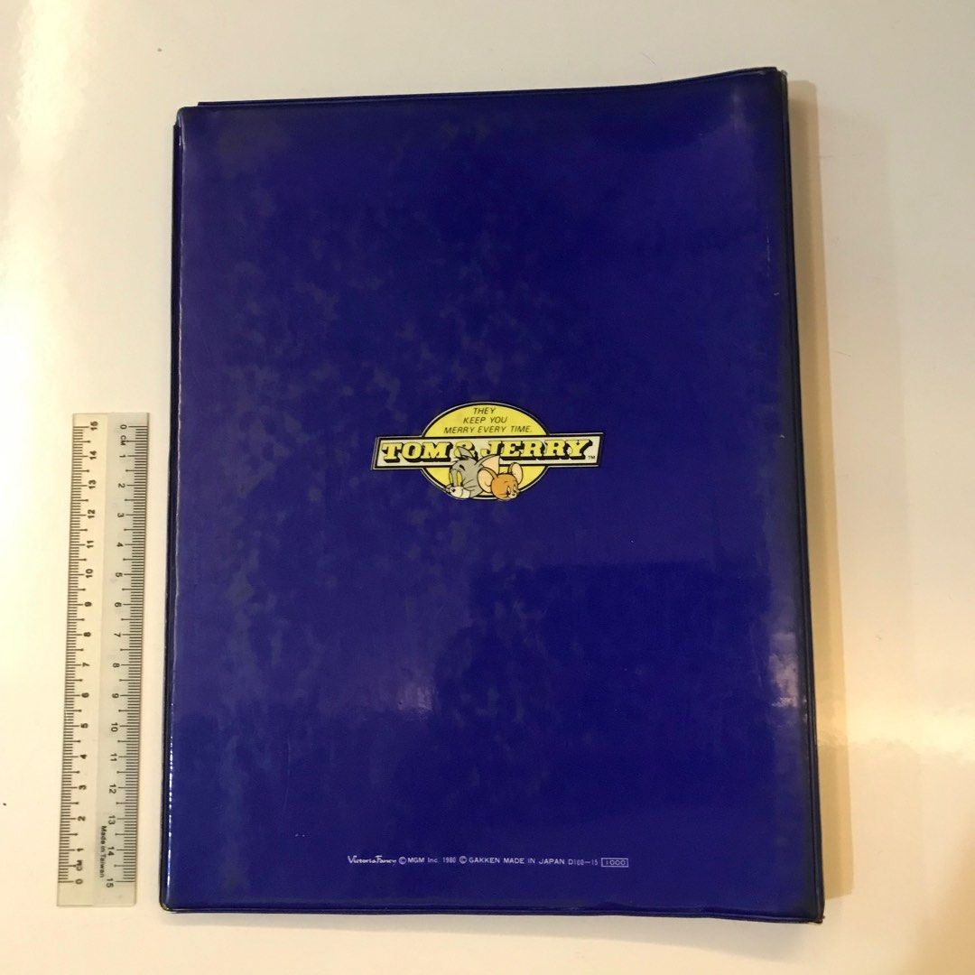 Vintage 1980 - Tom and Jerry Binder Notebook by Victoria Fancy Gakken ...