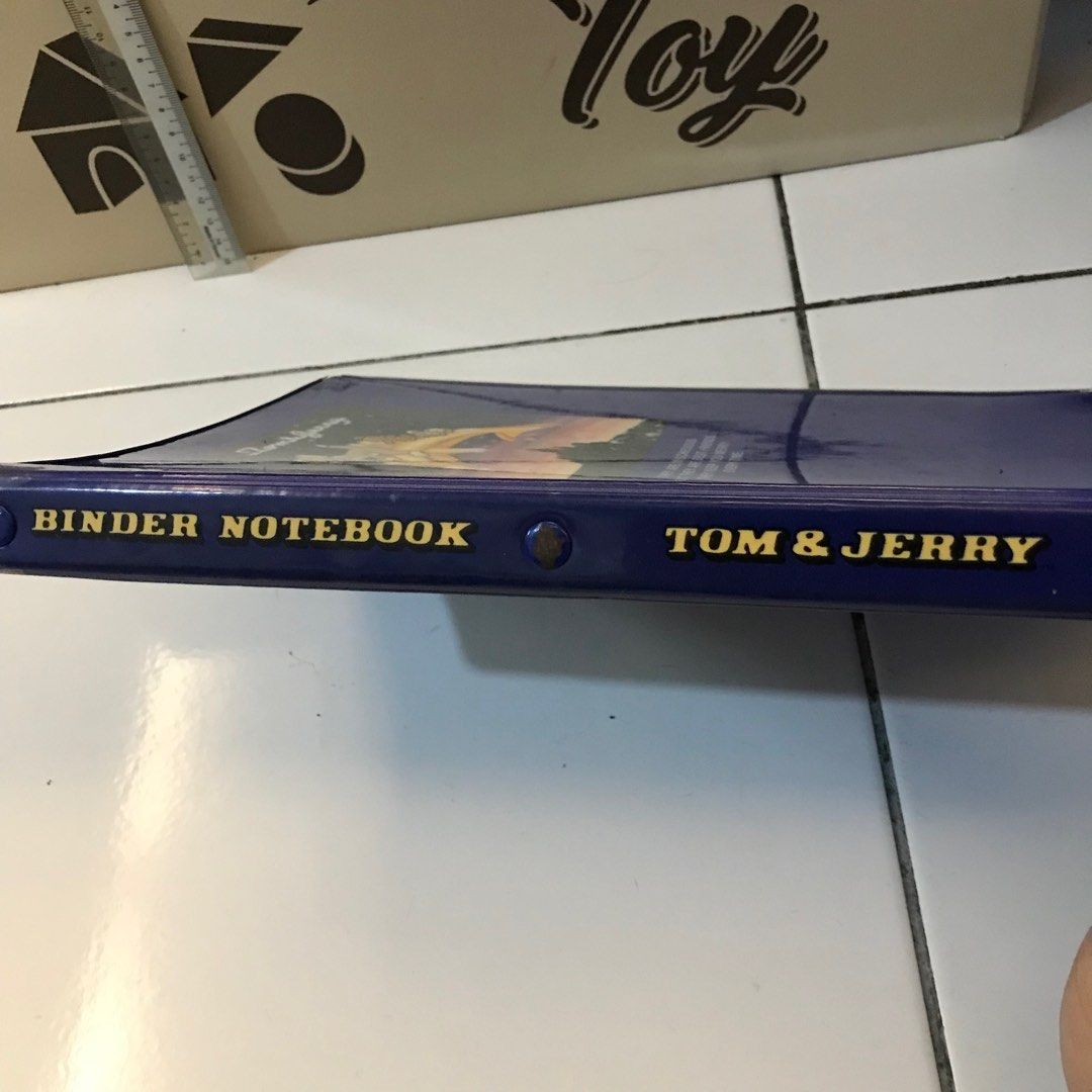 Vintage 1980 - Tom and Jerry Binder Notebook by Victoria Fancy Gakken ...