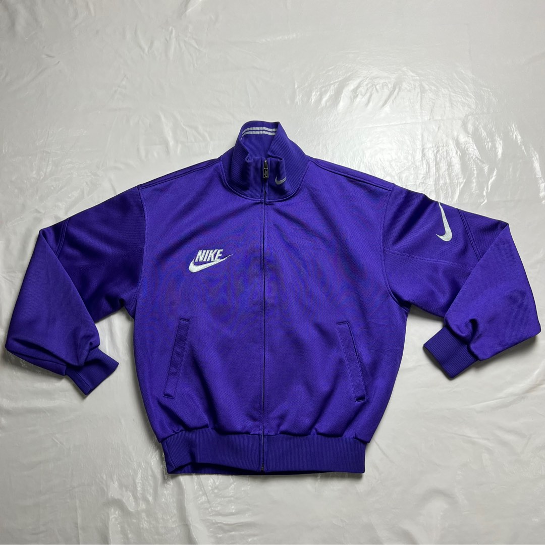 Vintage Nike purple track jacket, Men's Fashion, Coats, Jackets and ...