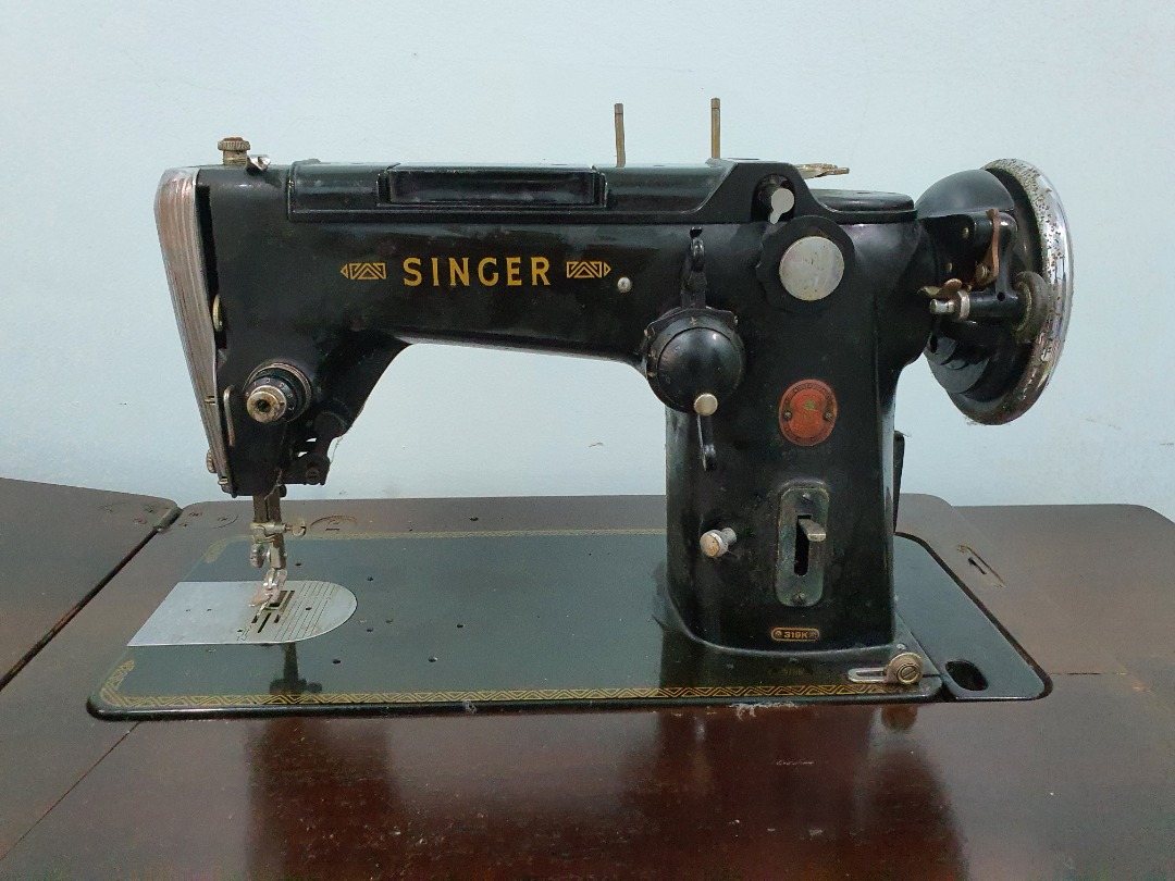 Vintage sewing machines - Singer 319K and ED477446, Furniture & Home ...