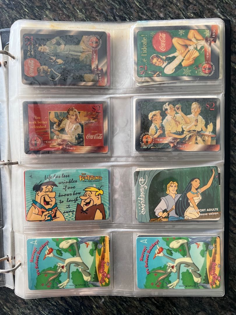 Vintage Telecom Phone Cards, Disney Sprint Cards, Transitlink Cards ...