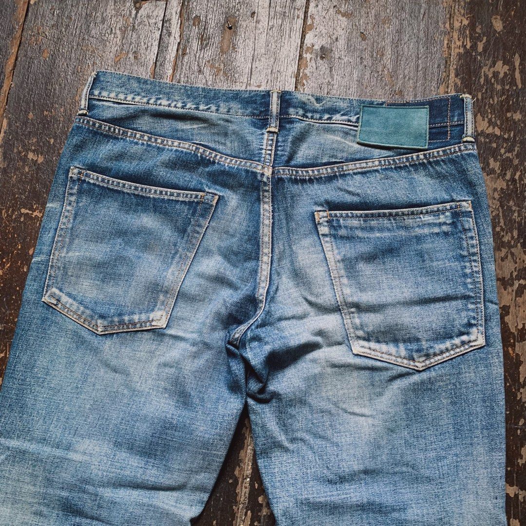 Visvim social sculpture 03 damaged 10 amdo jeans, Men's Fashion ...