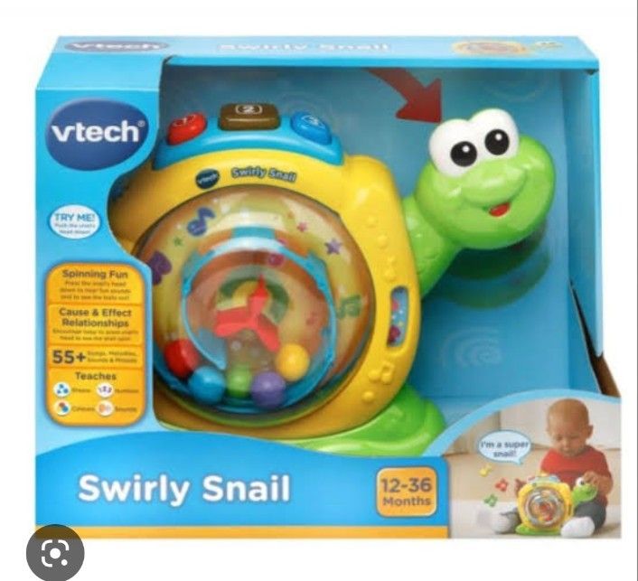 Vtech swirly snail, Babies & Kids, Infant Playtime on Carousell