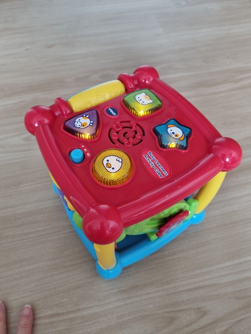 Vtech Turn & Learn Cube, Babies & Kids, Infant Playtime on Carousell