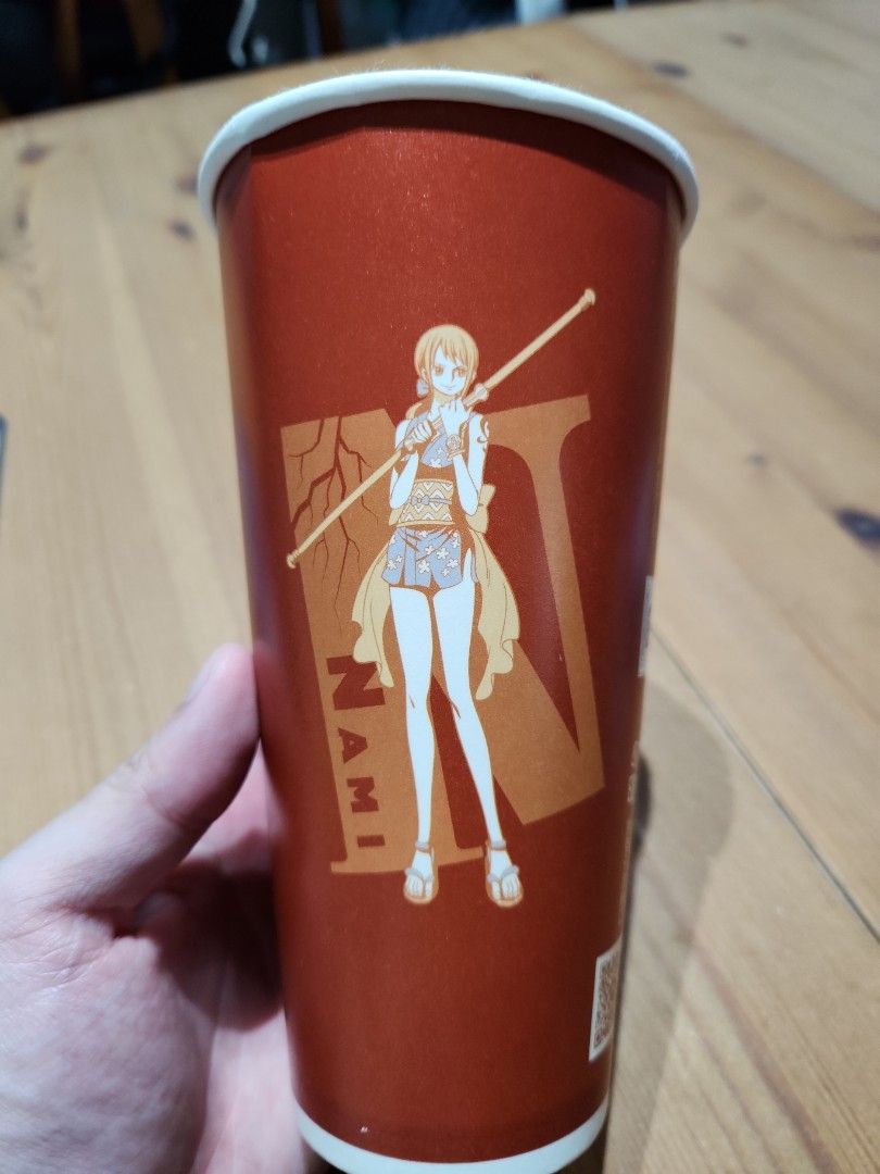 Waifu Nami paper cup, Hobbies & Toys, Toys & Games on Carousell